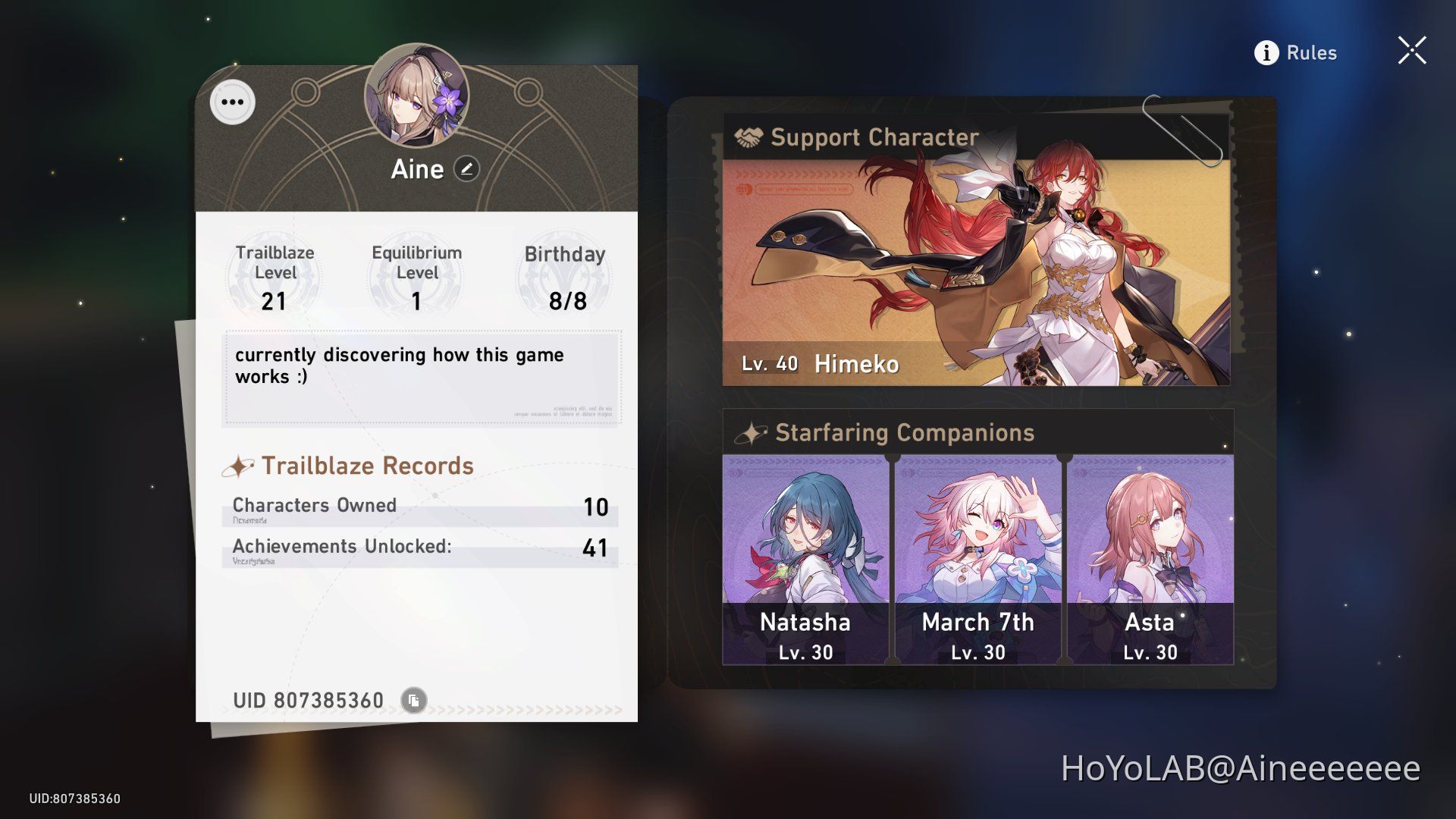 HSR newbie 5th day update. Honkai: Star Rail | HoYoLAB