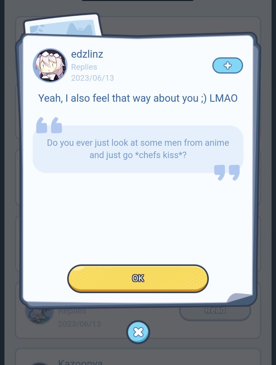 i love going on here to get rizzed up | HoYoLAB