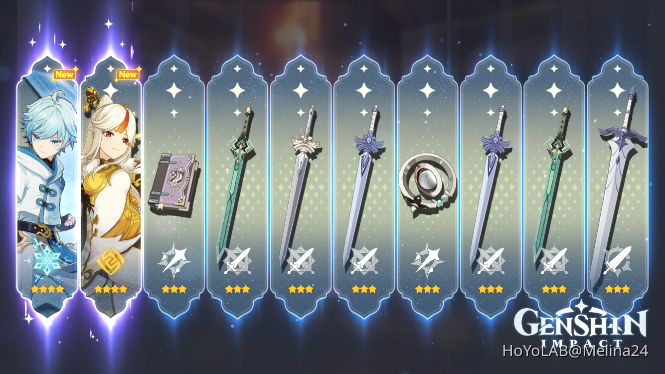 got two new 4 stars from noelle banner Genshin Impact | HoYoLAB