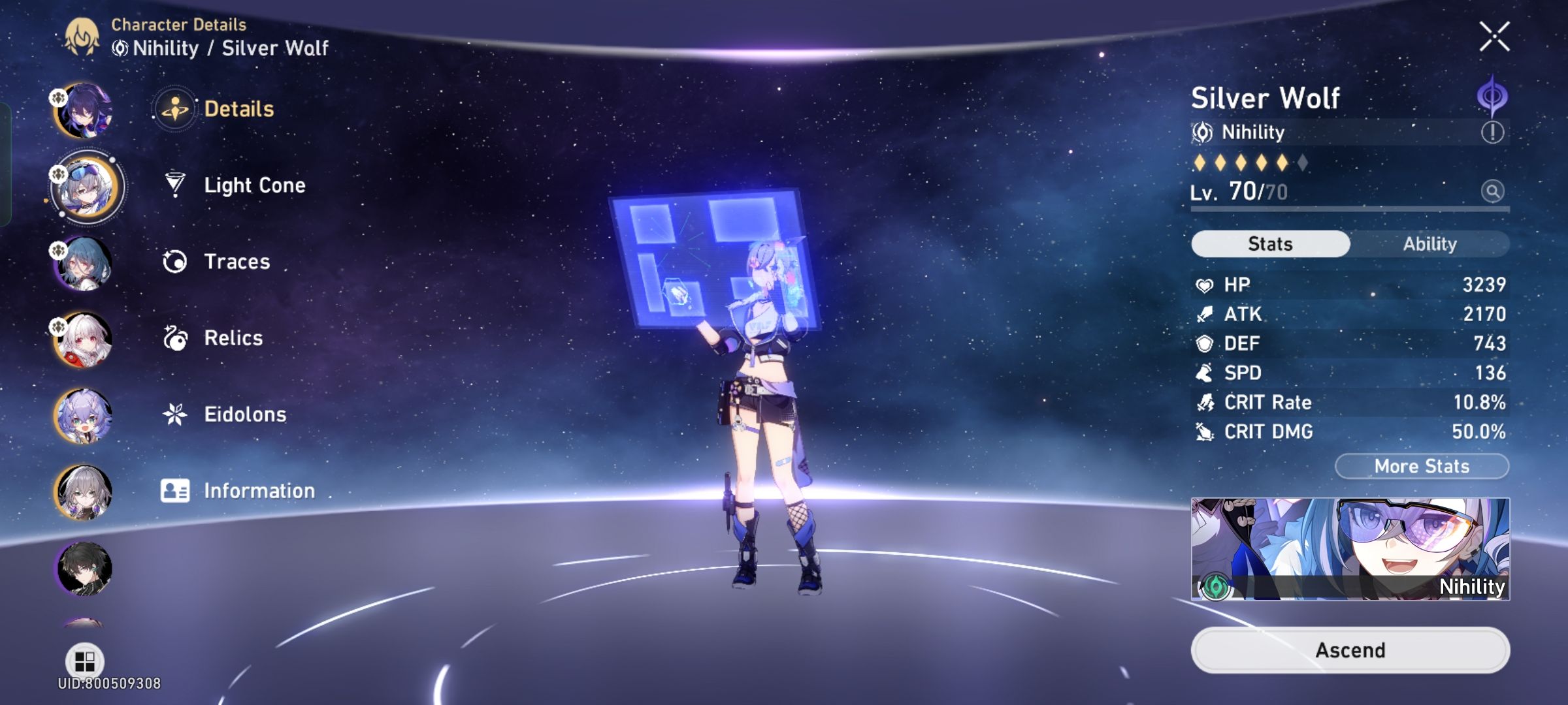 quite good stats on my bronnie Honkai: Star Rail | HoYoLAB