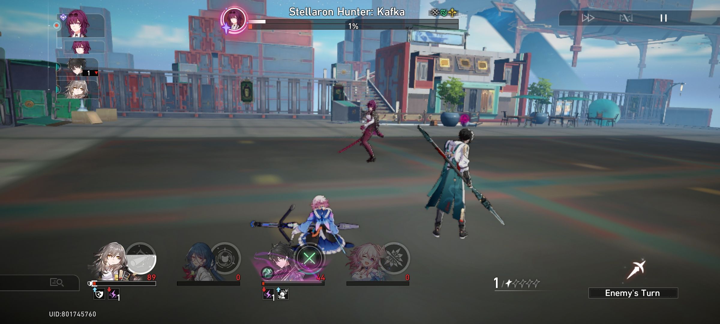 Kafka fight Honkai: Star Rail | HoYoLAB