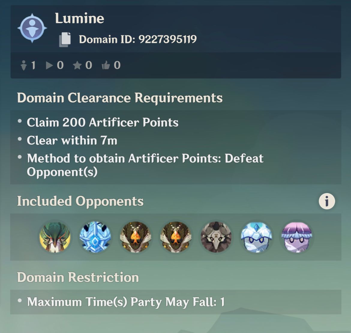 Custom Domain: Lumine’s Combat Domain!! - Genshin Impact Genshin Impact ...