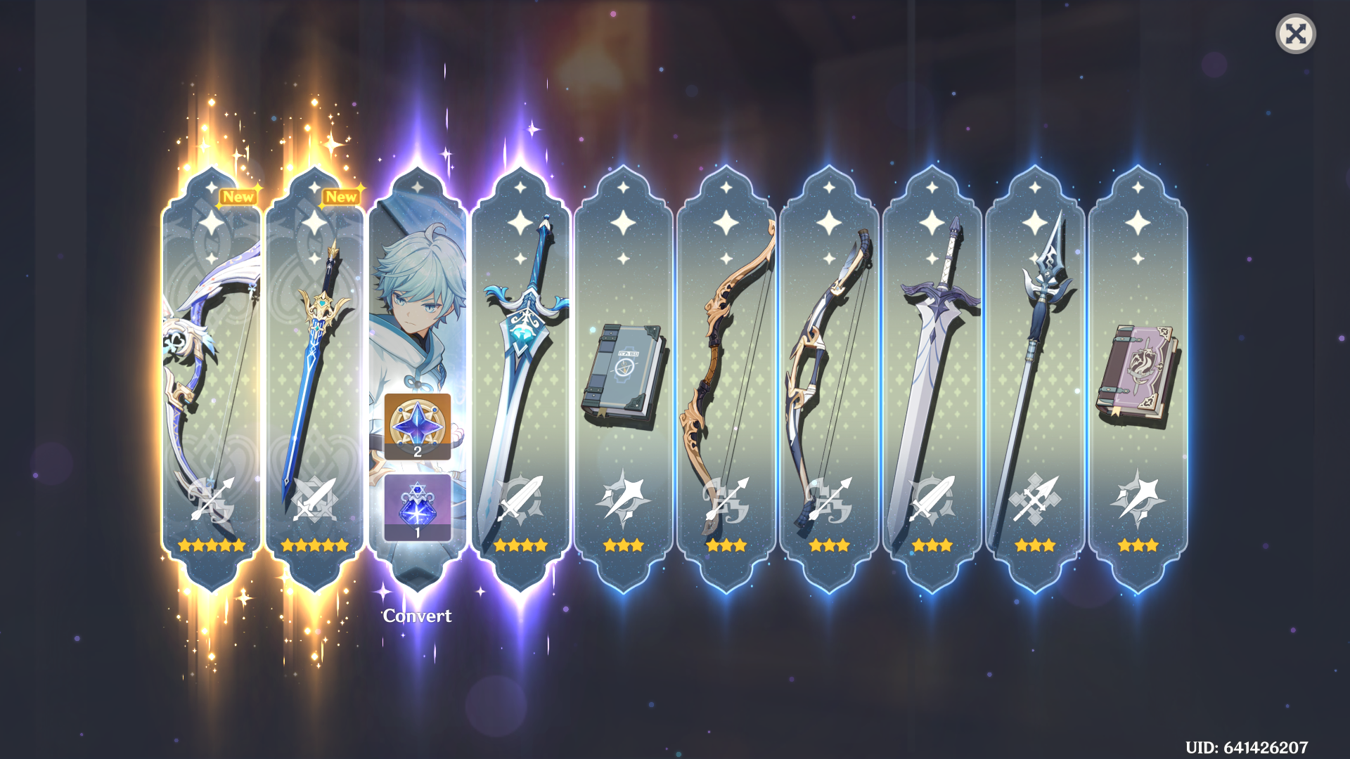 My First 5 Star Weapons Genshin Impact | HoYoLAB