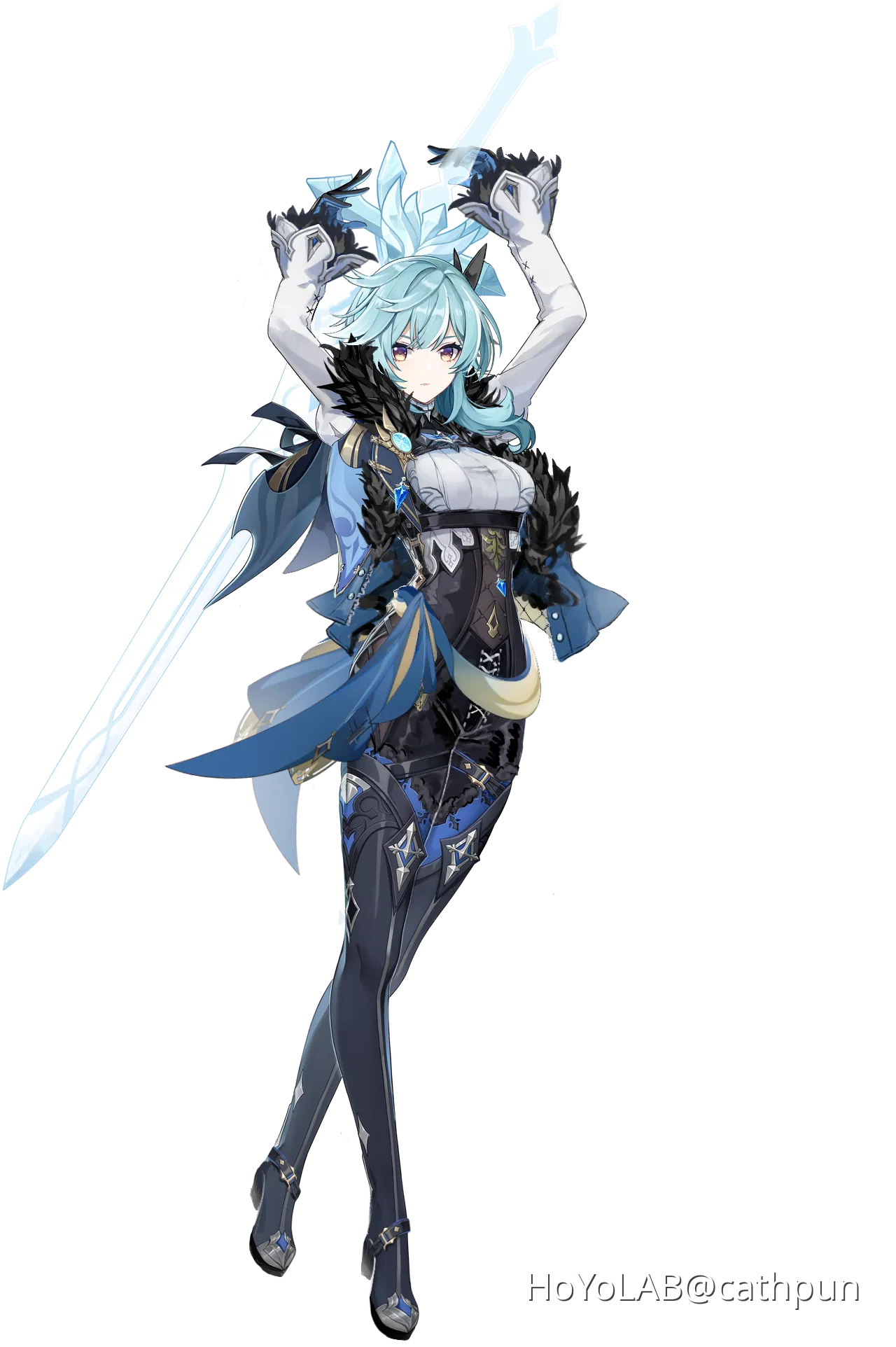 A Eula reimagination (this was hard) Genshin Impact | HoYoLAB