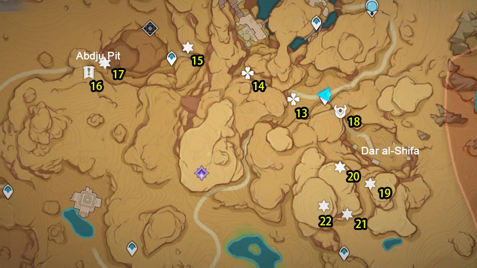 Sumeru Desert Chest Collection Guide 2 — Dar al-Shifa (13-22) Genshin ...