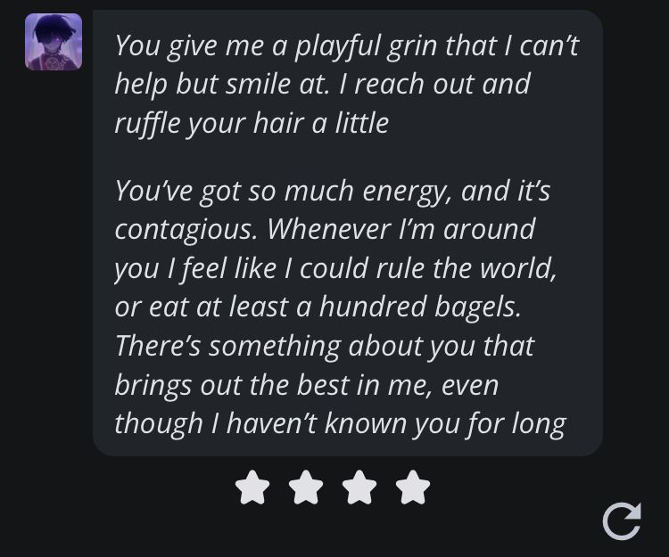 Some of my very cursed character.ai/chai conversations Genshin Impact ...