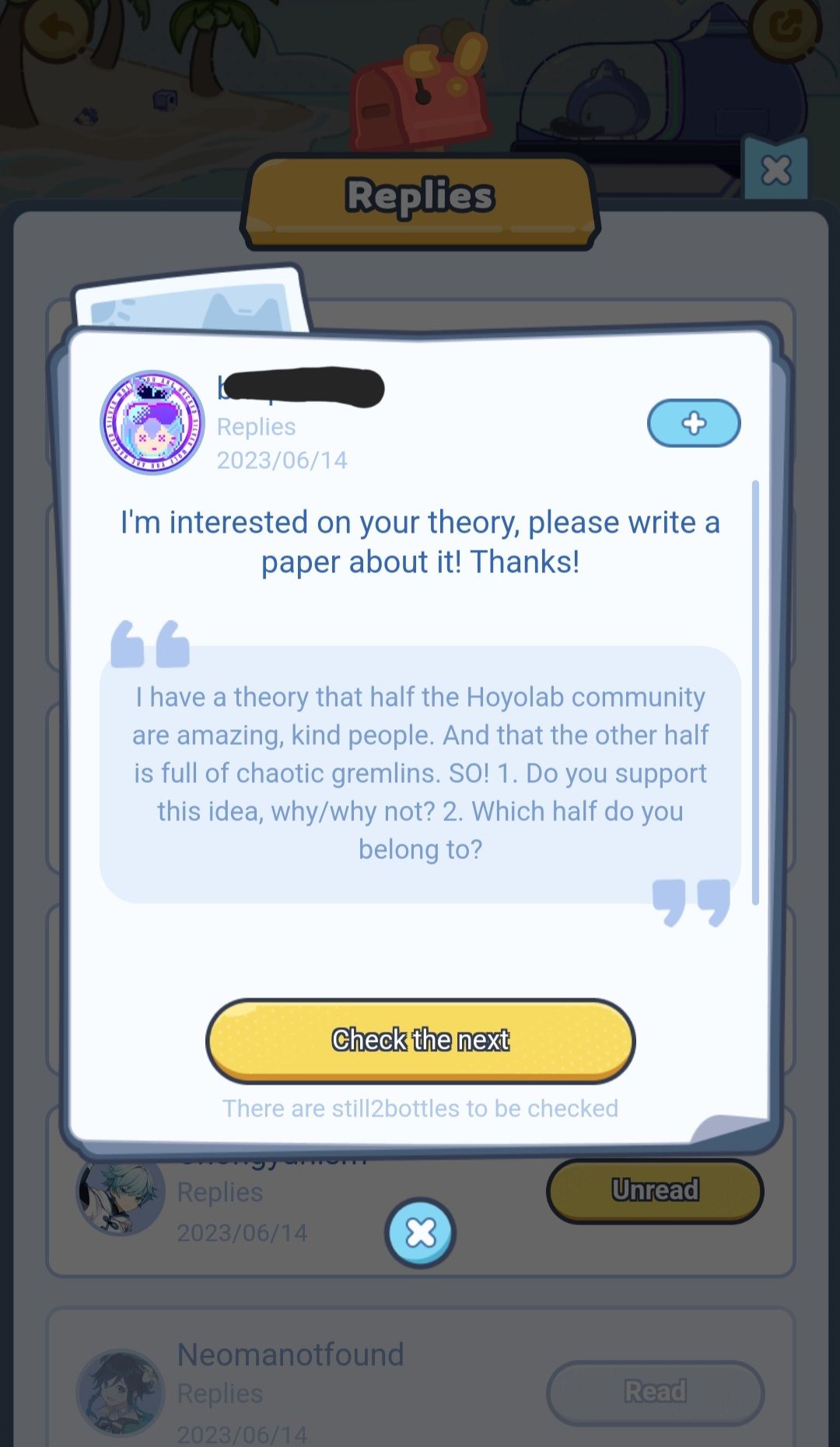 So.. someone told me to write an essay. And I took it literal.... | HoYoLAB