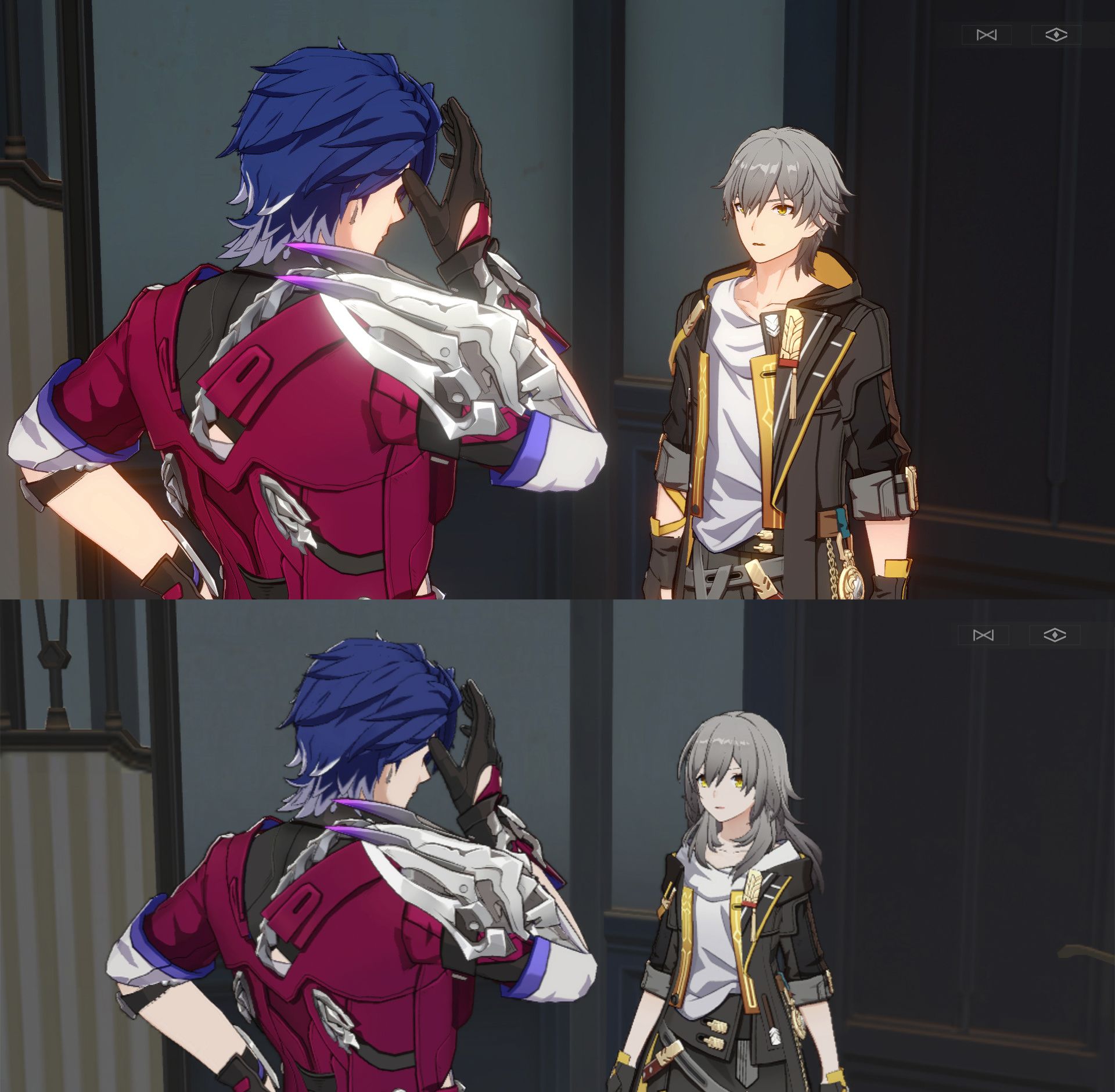 Caelus vs Stelle emotions Honkai: Star Rail | HoYoLAB