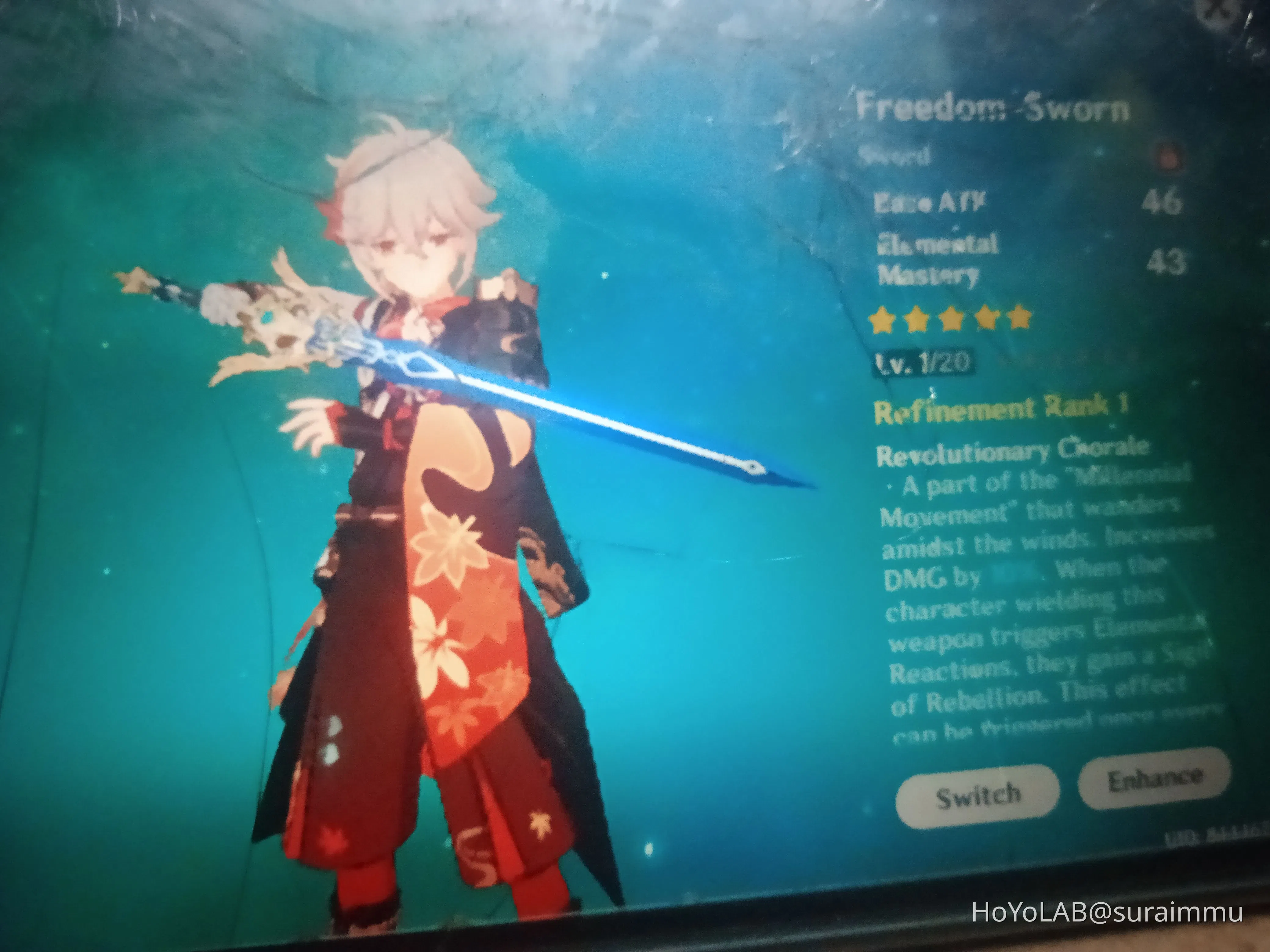 got kazuha with signature weapon Genshin Impact | HoYoLAB