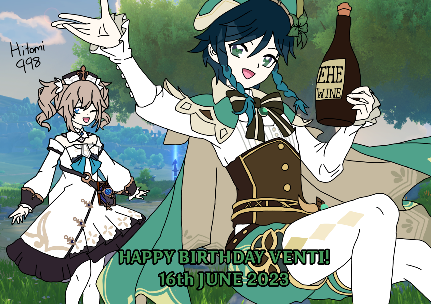 HAPPY BIRTHDAY VENTI! Genshin Impact | HoYoLAB
