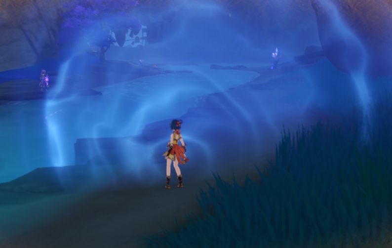 What is this blue barrier in inazuma??? Genshin Impact | HoYoLAB