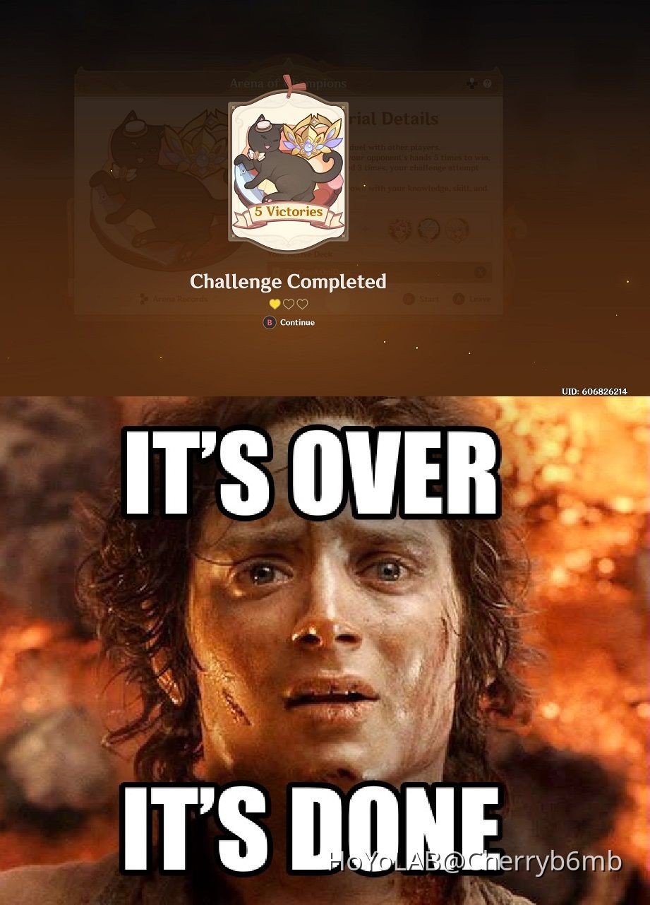 FINALLY Finished The Tournament With Itto s 3 7 Event Deck Genshin