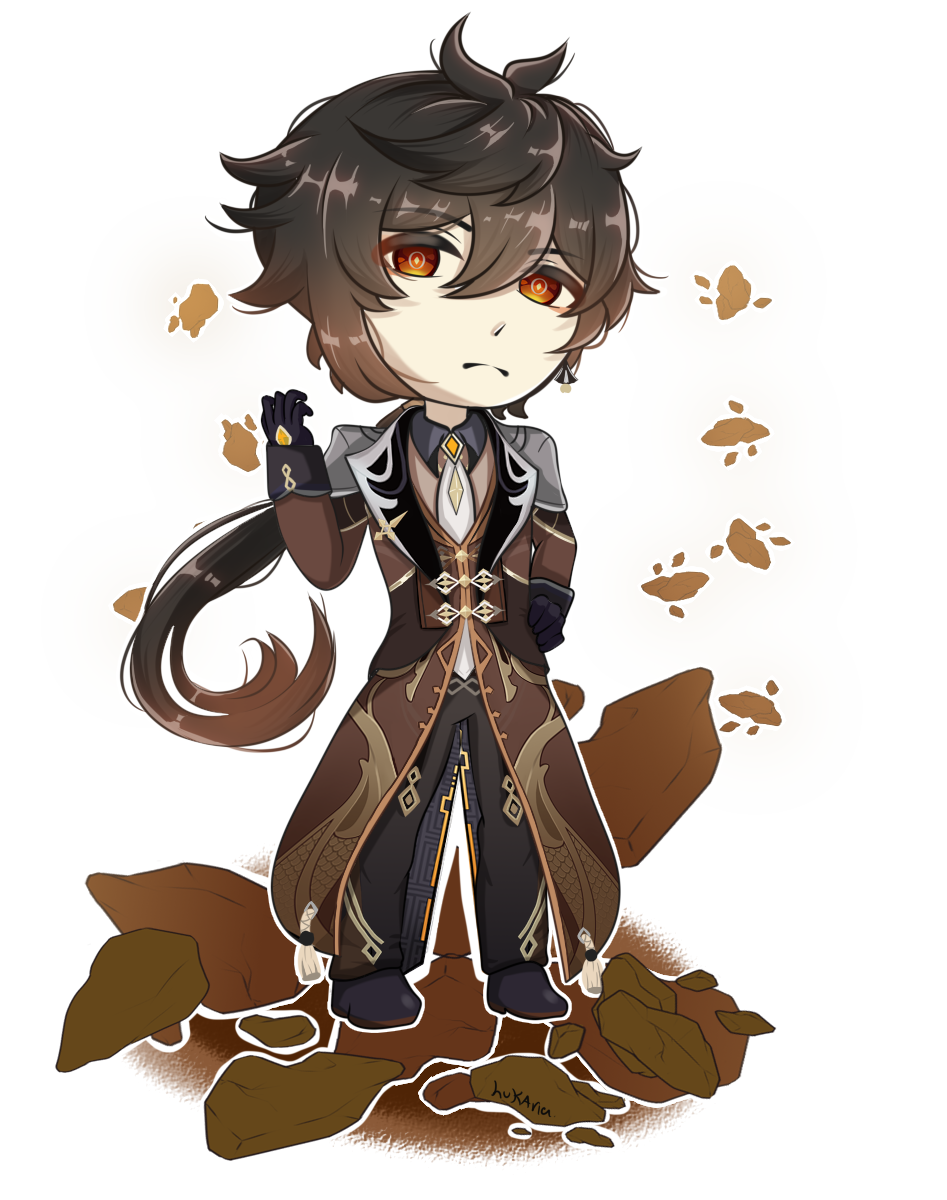 Zhongli chibi [fanart] Genshin Impact | HoYoLAB