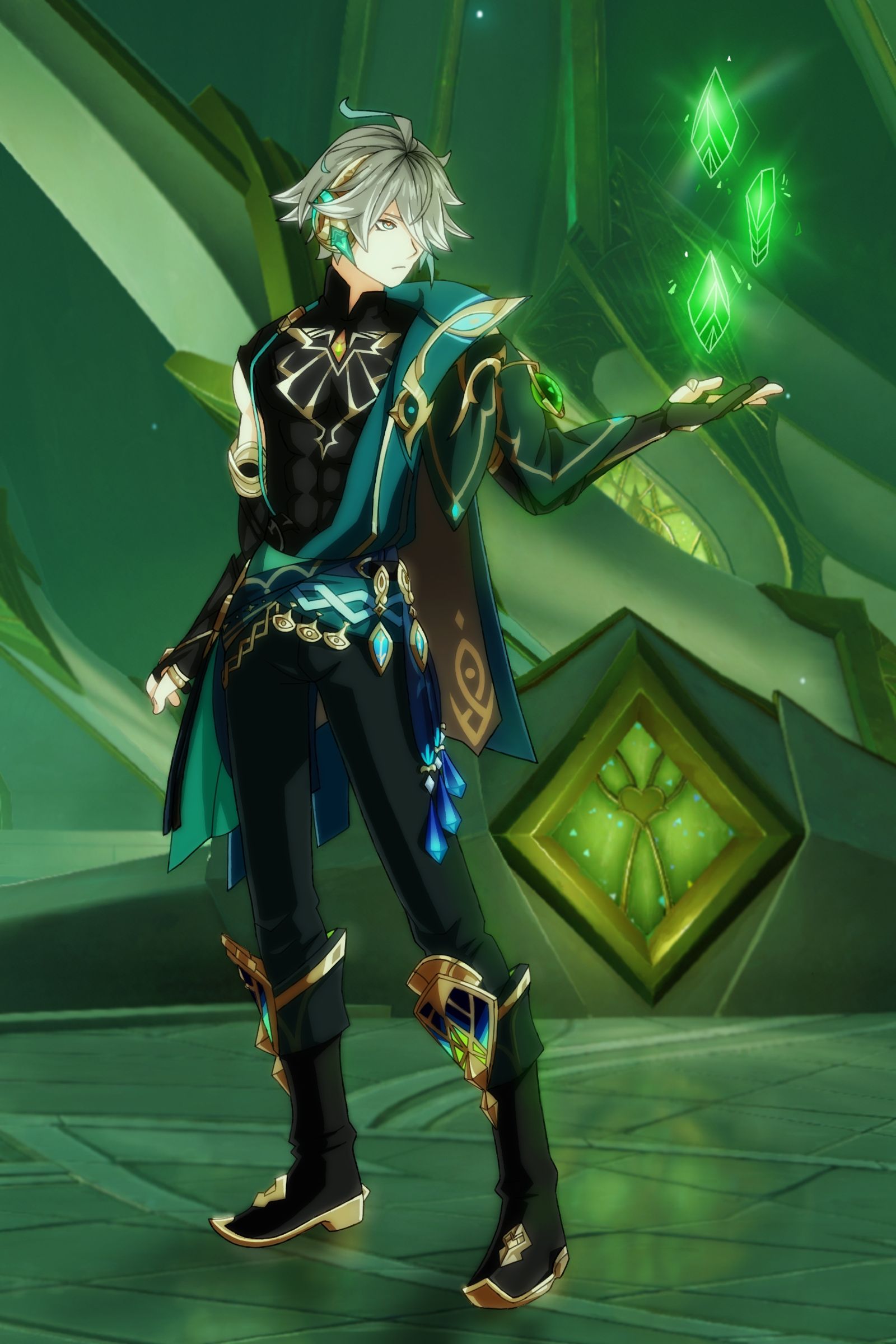 Here's my drawing of Alhaitham for the "Admonishing Instruction ...