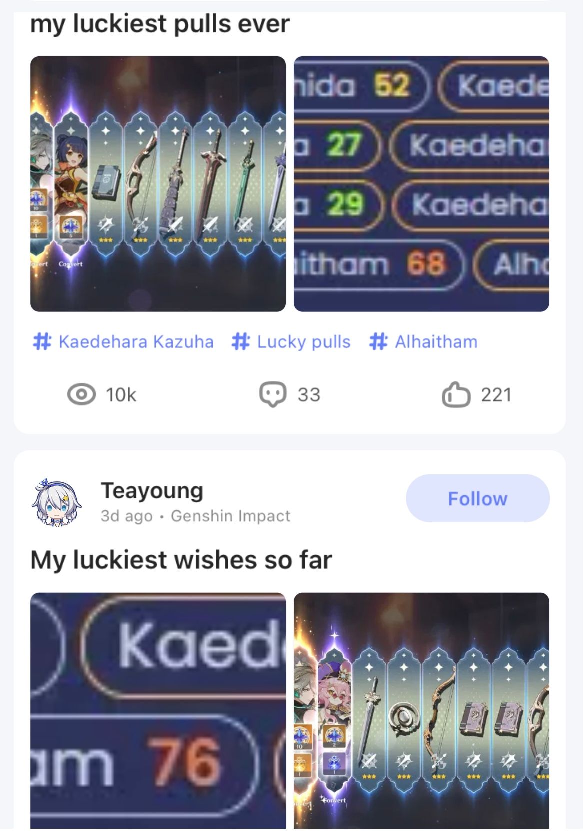 Two in a row? | HoYoLAB