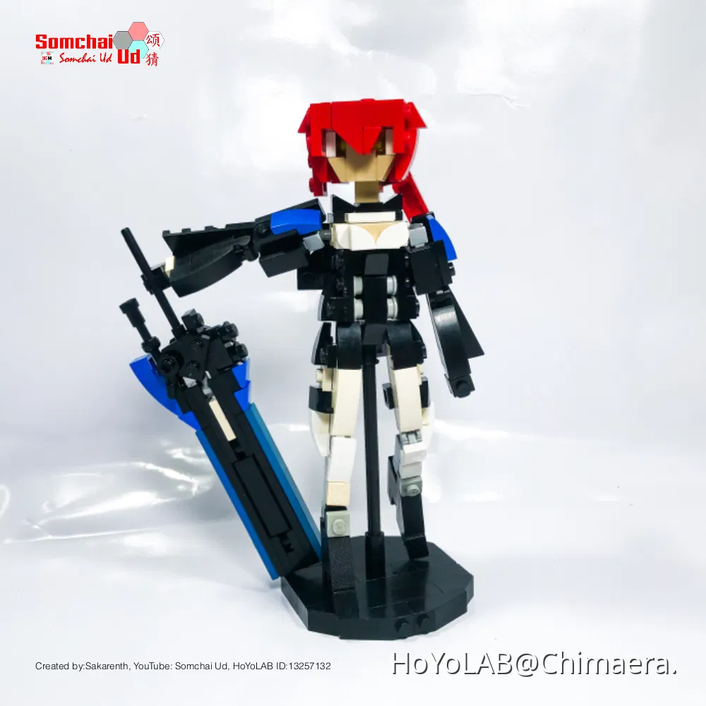My LEGO Murata Himeko (Kriegsmesser) Figure MOC Honkai Impact 3rd | HoYoLAB
