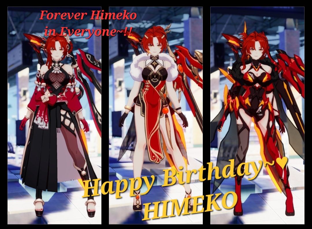 Happy Birthday HIMEKO~!! Honkai Impact 3rd | HoYoLAB
