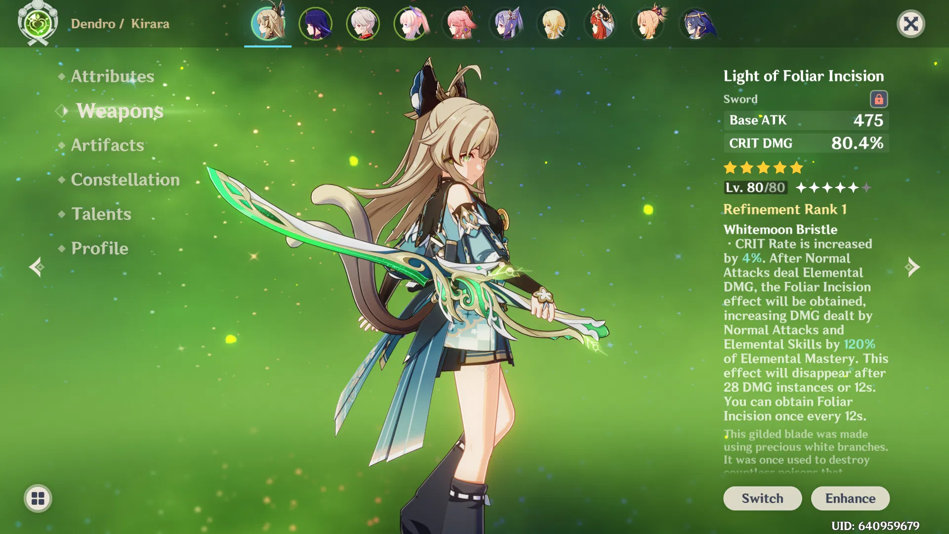 DPS Kirara build Genshin Impact | HoYoLAB