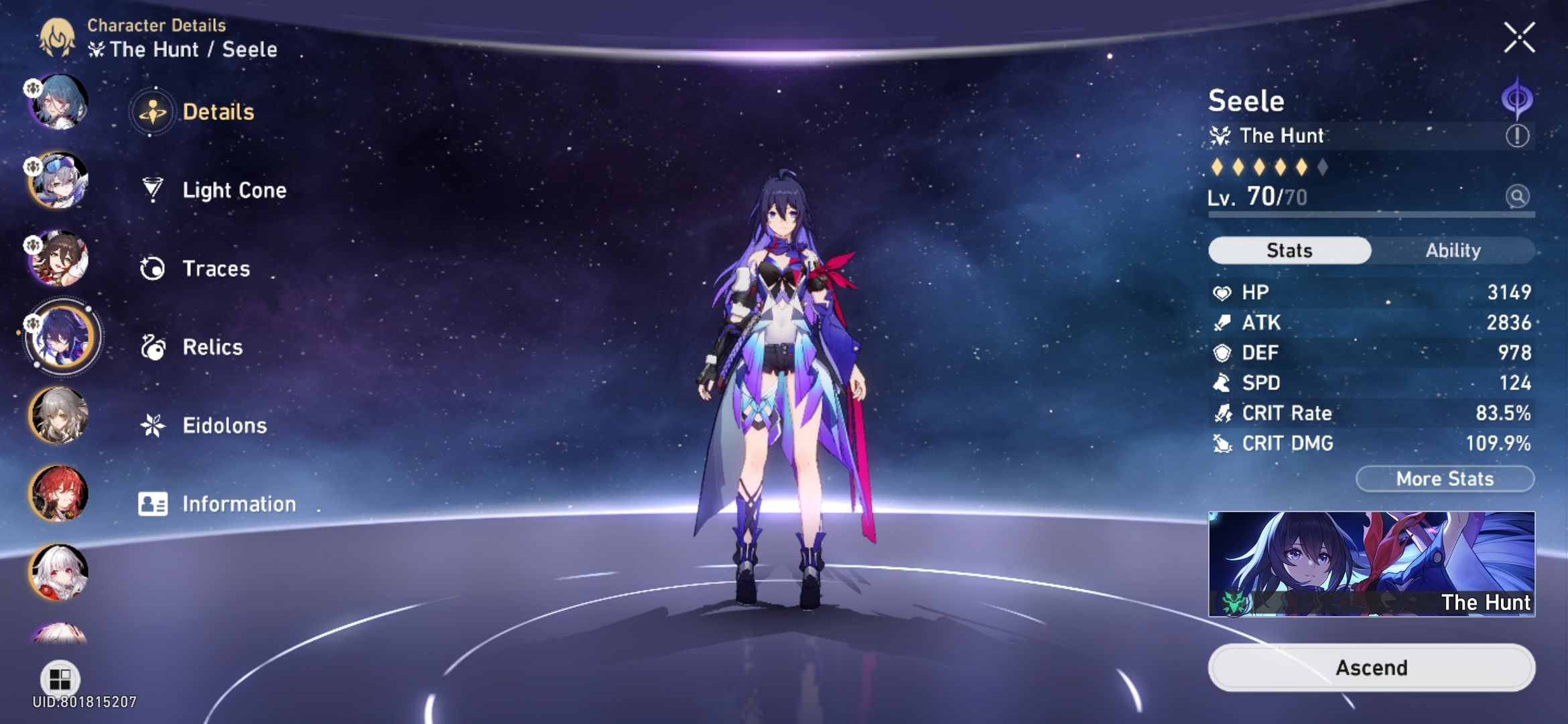 Help me decide on a Seele build Honkai: Star Rail | HoYoLAB