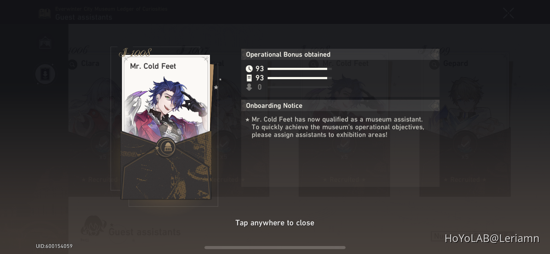 Mr.Cold Feet- 💀 Honkai: Star Rail | HoYoLAB