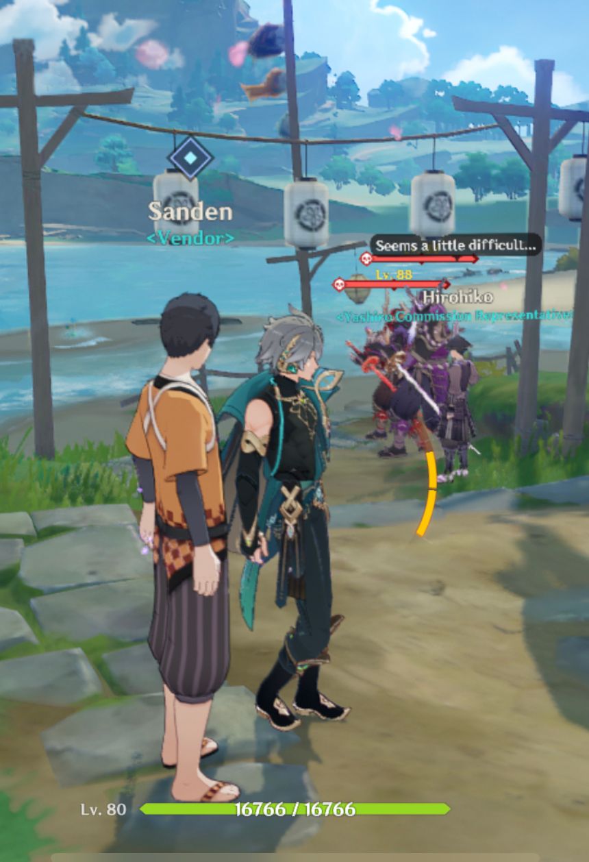 I couldn’t talk to the NPC because I was “in a fight”.. I was like huh ...