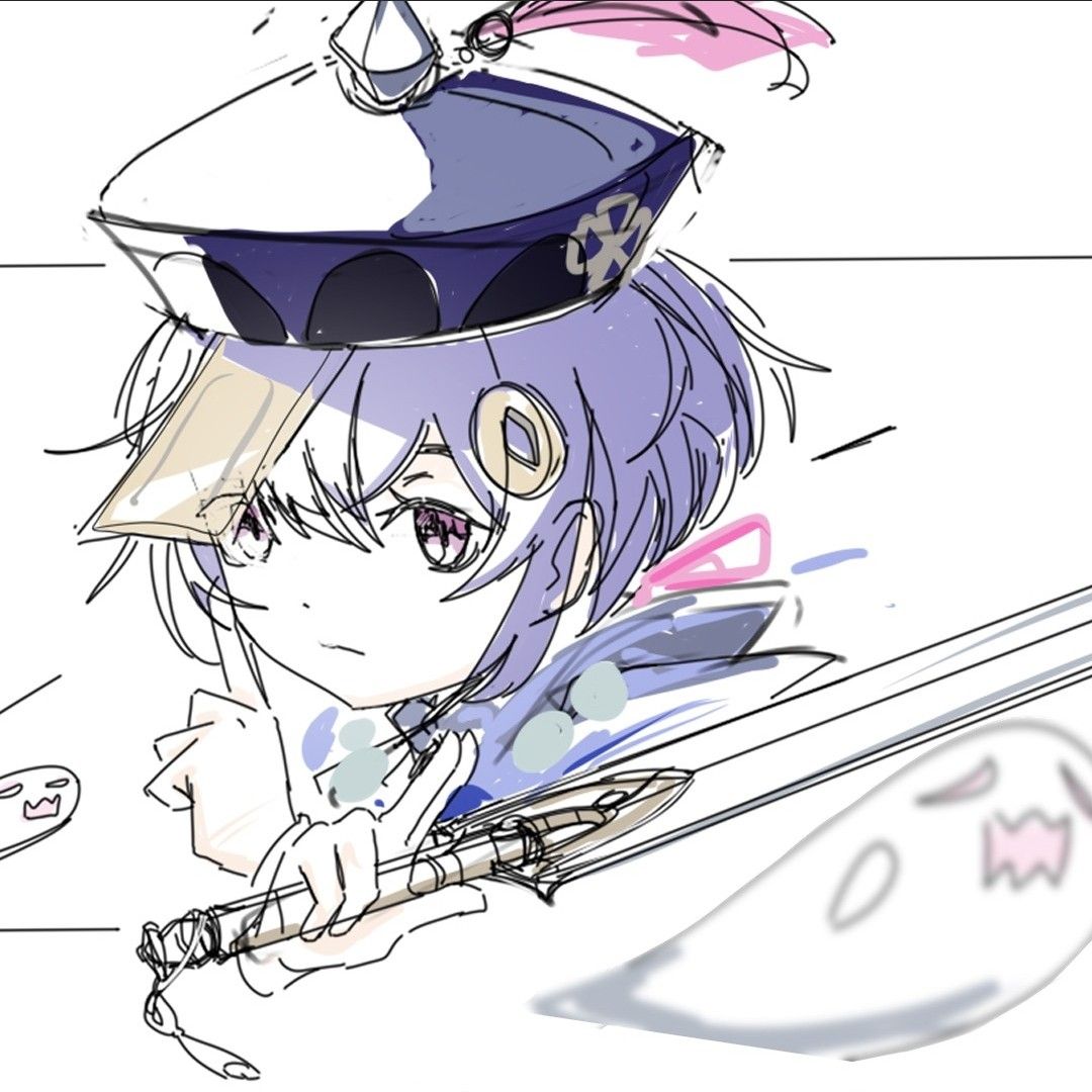qiqi sketch Genshin Impact | HoYoLAB