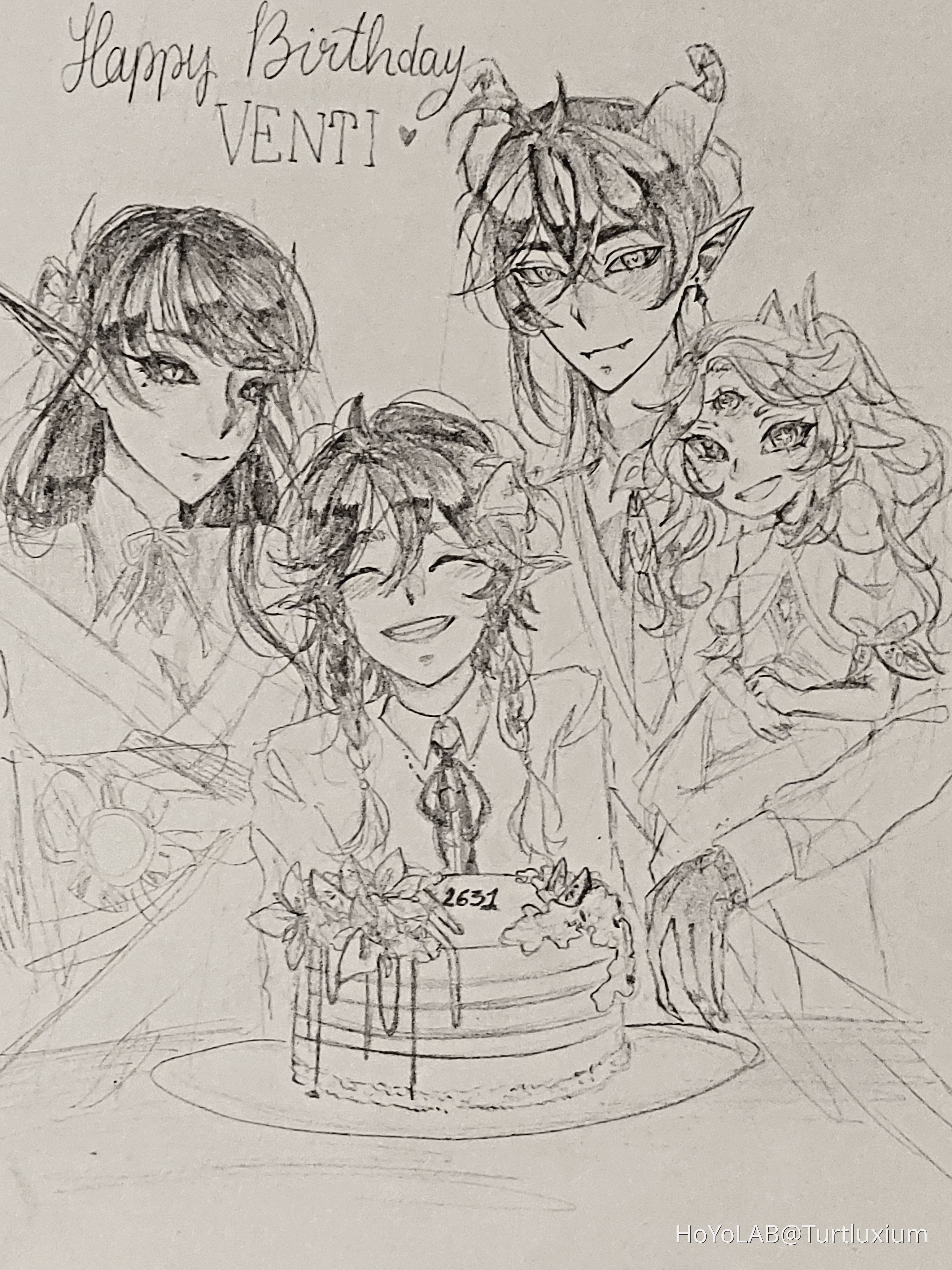 (Venti Bday art) they say that there's nothing better than celebrating ...