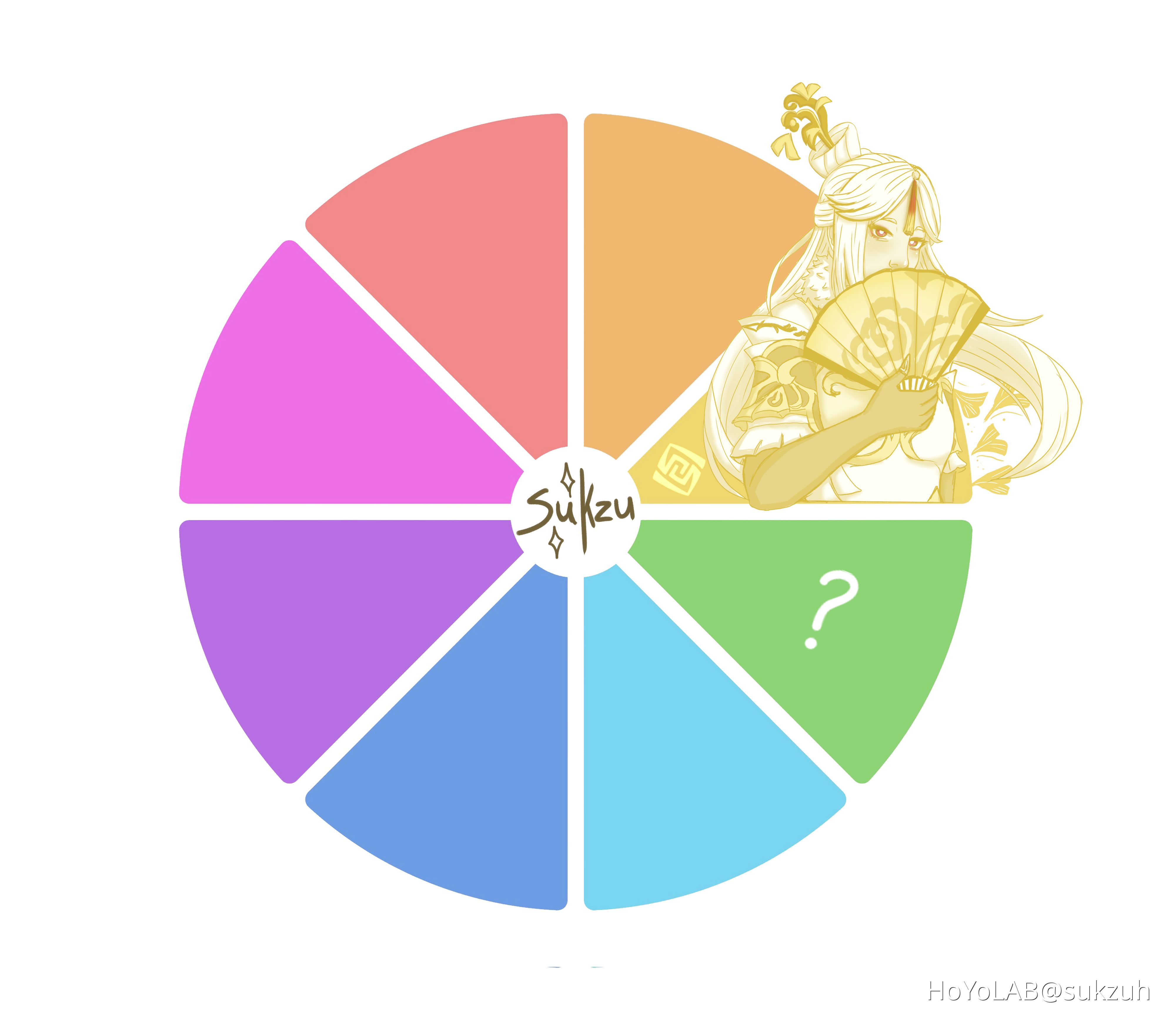 GI - Color wheel challenge [pt 1] Genshin Impact | HoYoLAB