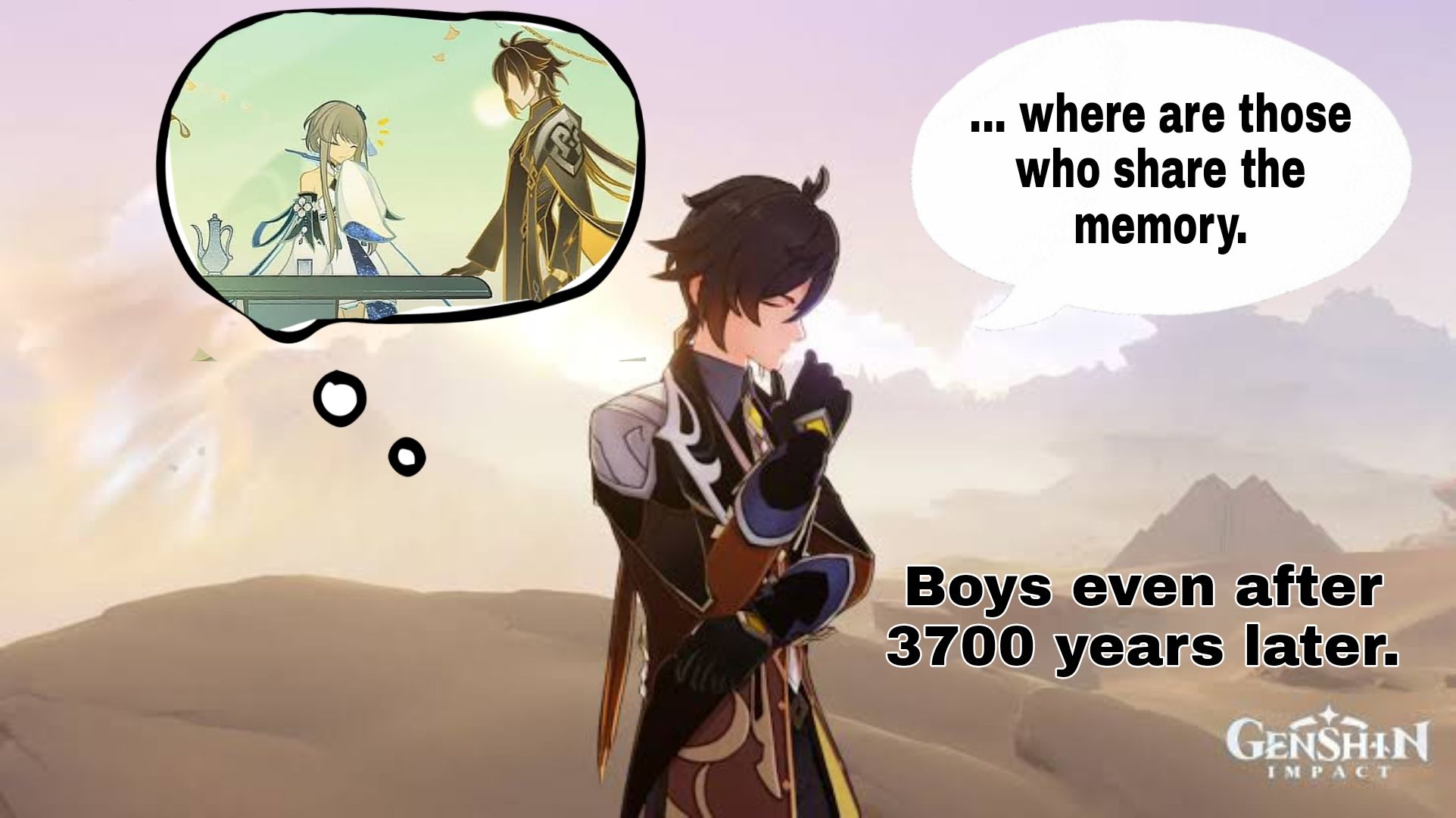 Guys need to learn to move on. (Sad meme) Genshin Impact | HoYoLAB