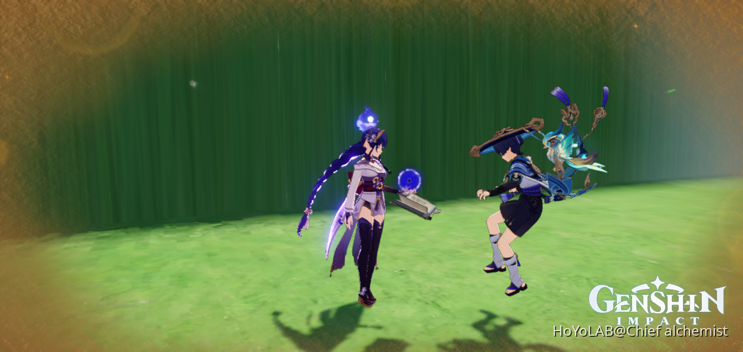 Raiden and Scara socialising with each other Genshin Impact | HoYoLAB