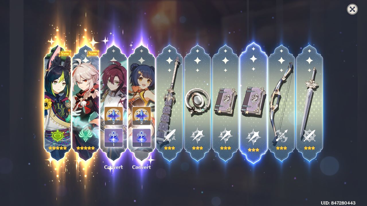 Soft pity reward 2 Five stars Genshin Impact | HoYoLAB