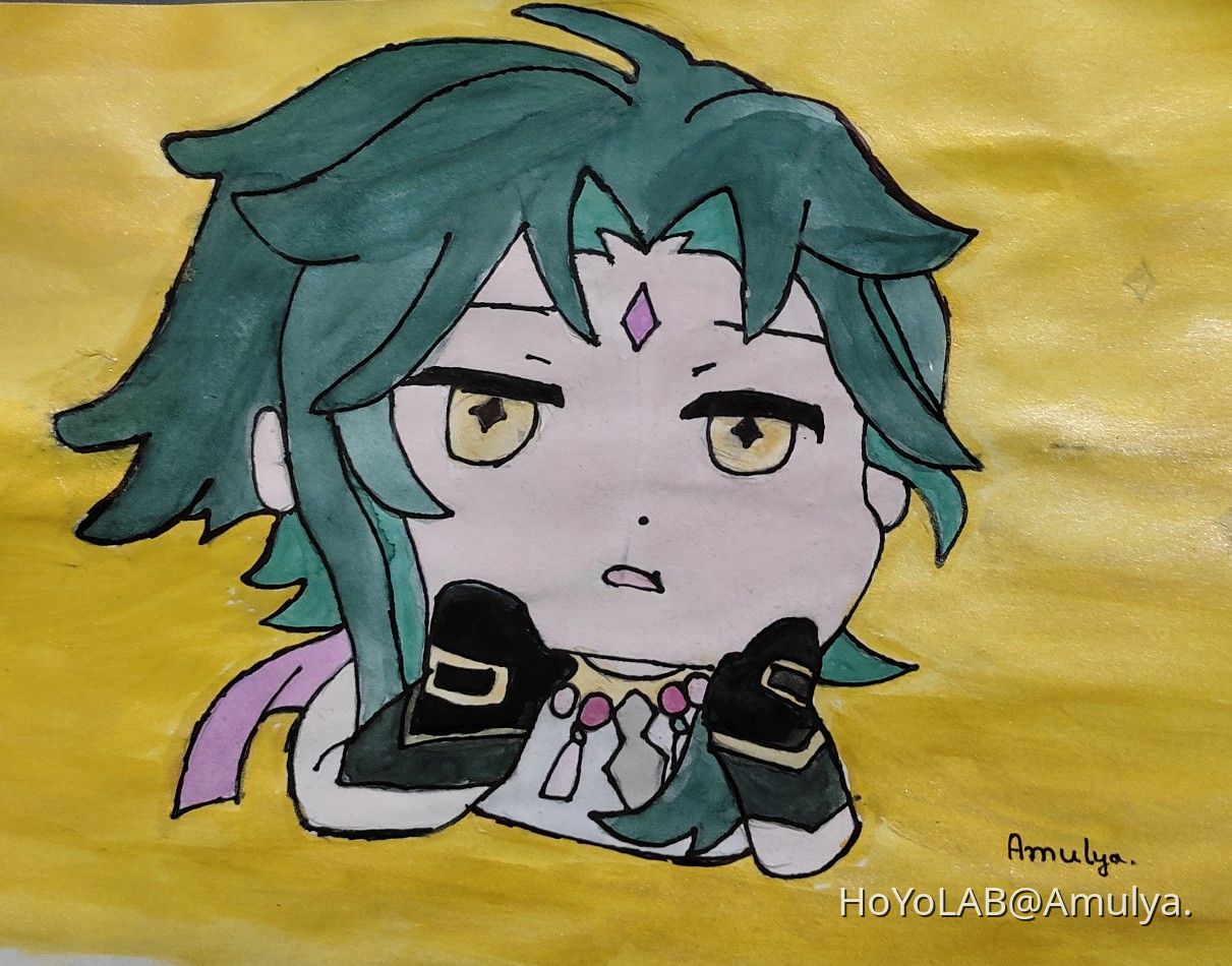 Xiao chibi fan art Genshin Impact | HoYoLAB