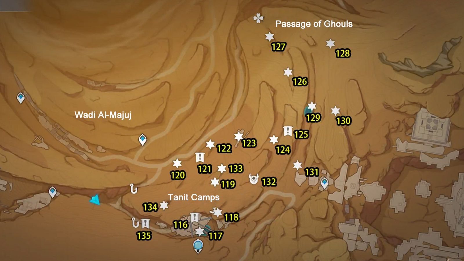 Sumeru Desert of Hadramaveth Chest Collection Guide 9 – Tanit Camps ...