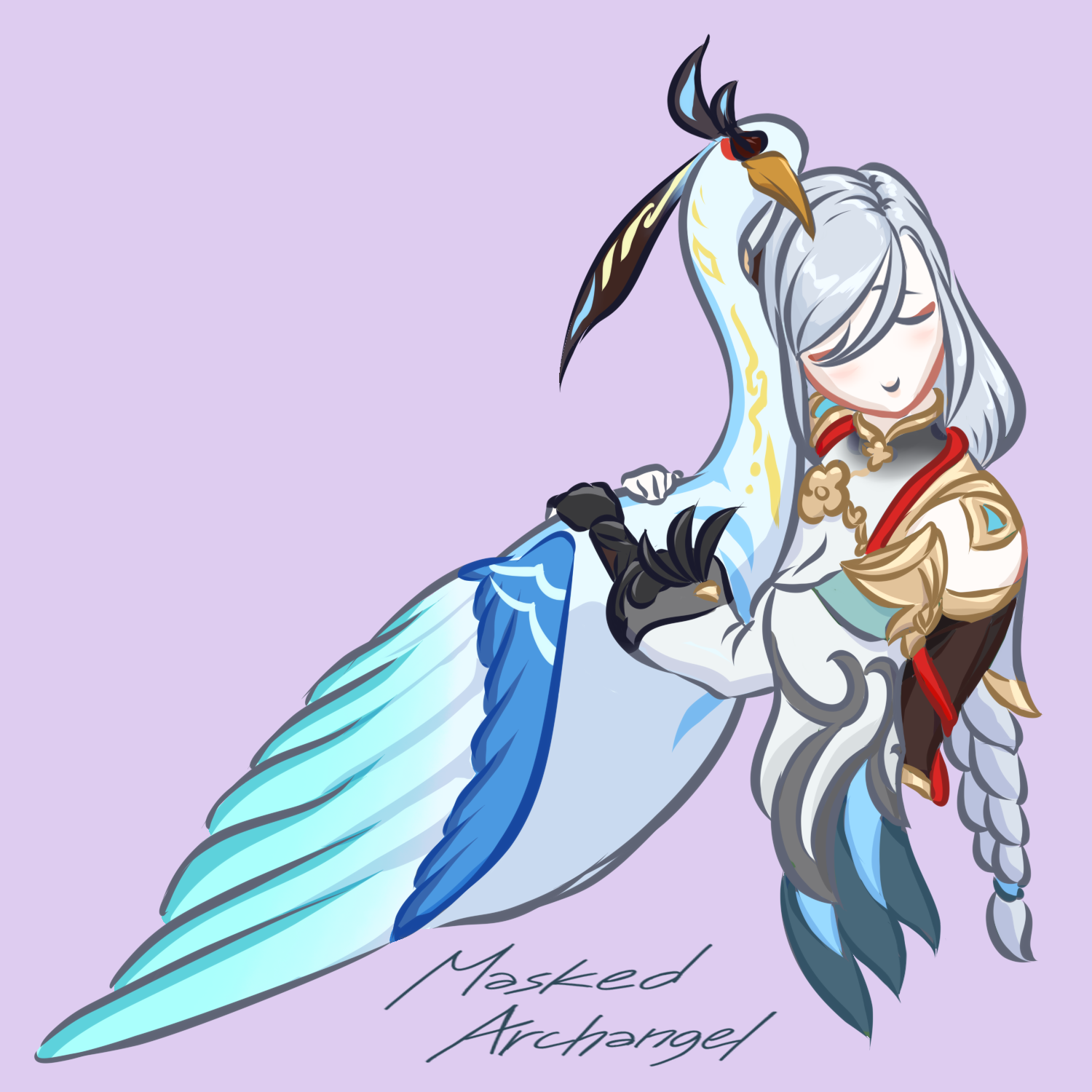 Warm Shenhe art for your soul Genshin Impact | HoYoLAB