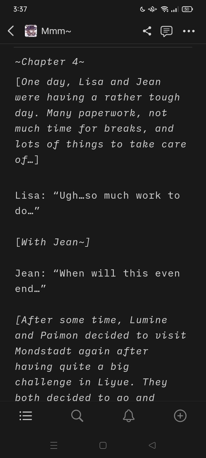 Chapter 4 Jean X Lisa By Yours Truly~ Genshin Impact Hoyolab