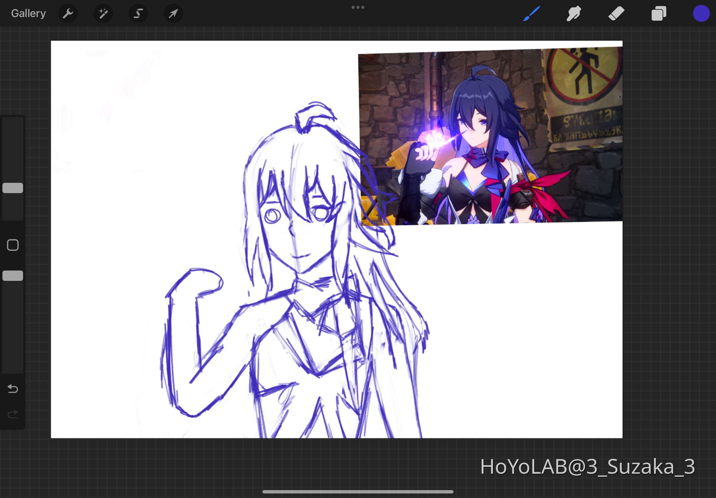 Seele Drawing! With drafts Honkai: Star Rail | HoYoLAB