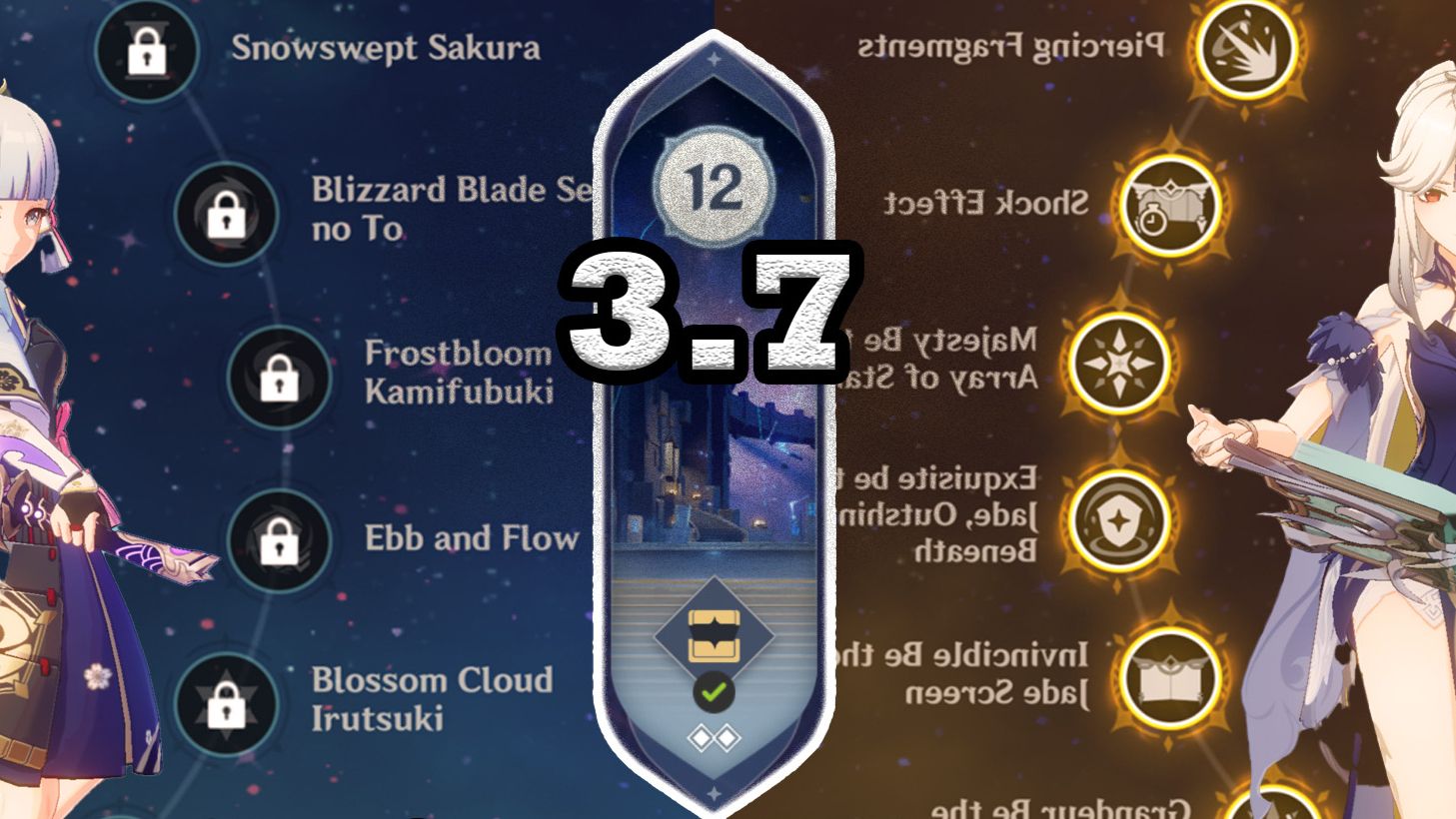 Ayaka Hyper Freeze & Ningguang Double Pyro | Spiral Abyss 3.7 | 9 stars ...