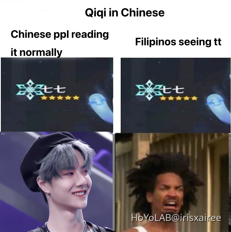 Chinese ppl: (after crying over it) oh qiqi. Filipinos: *** Genshin ...