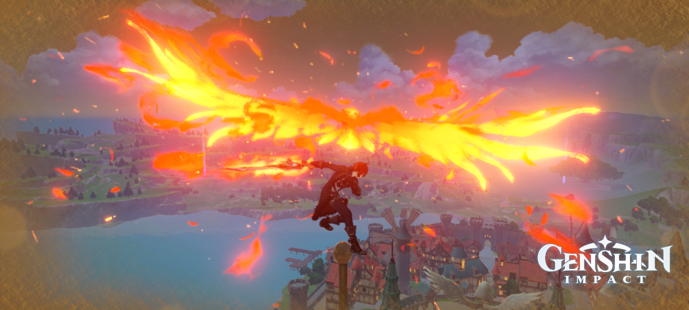 Diluc Pyro Dawn Genshin Impact | HoYoLAB