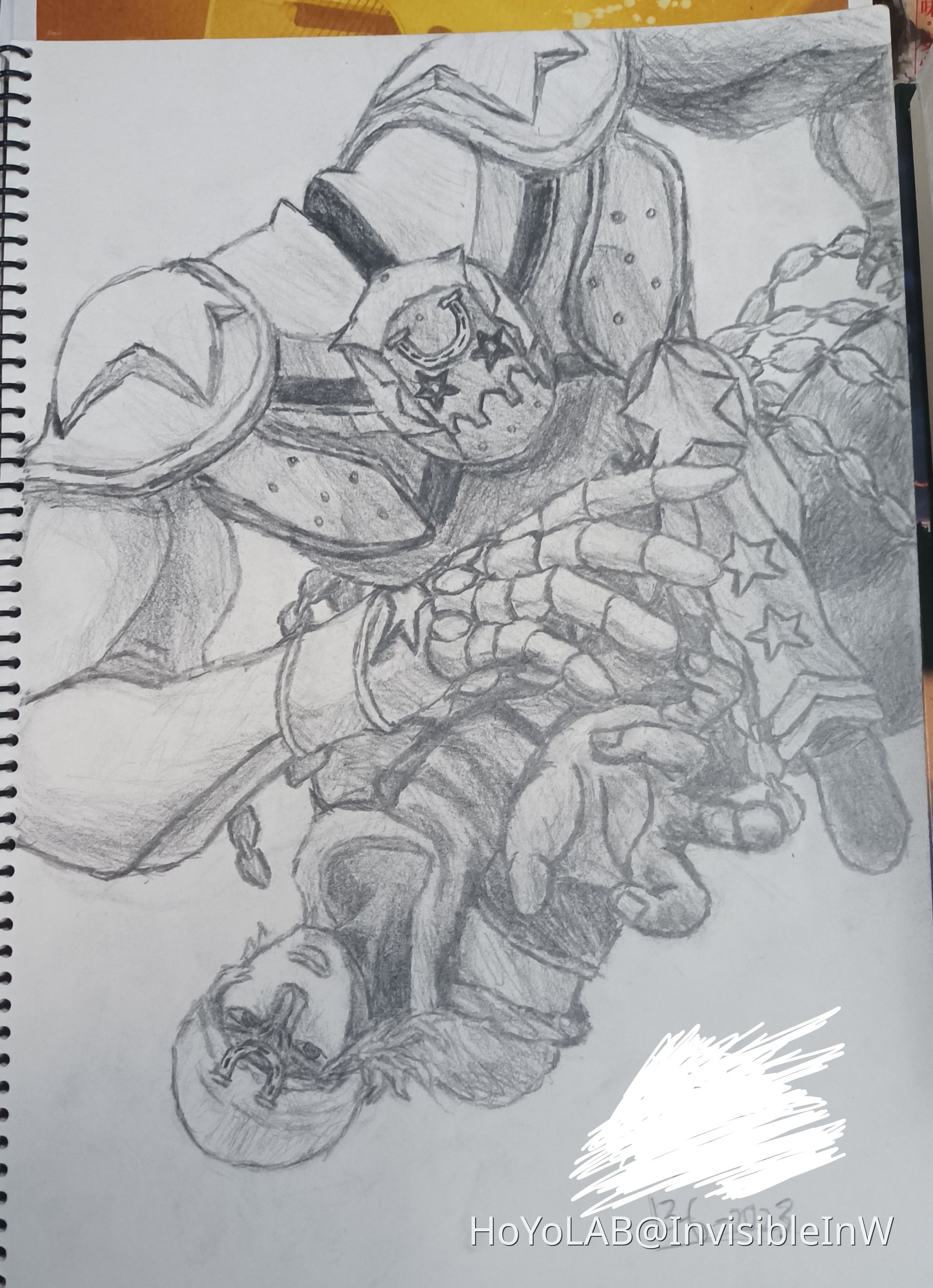 Johnny Joestar and Tusk Act 4 (Jojo's Bizarre Adventure fanart) | HoYoLAB