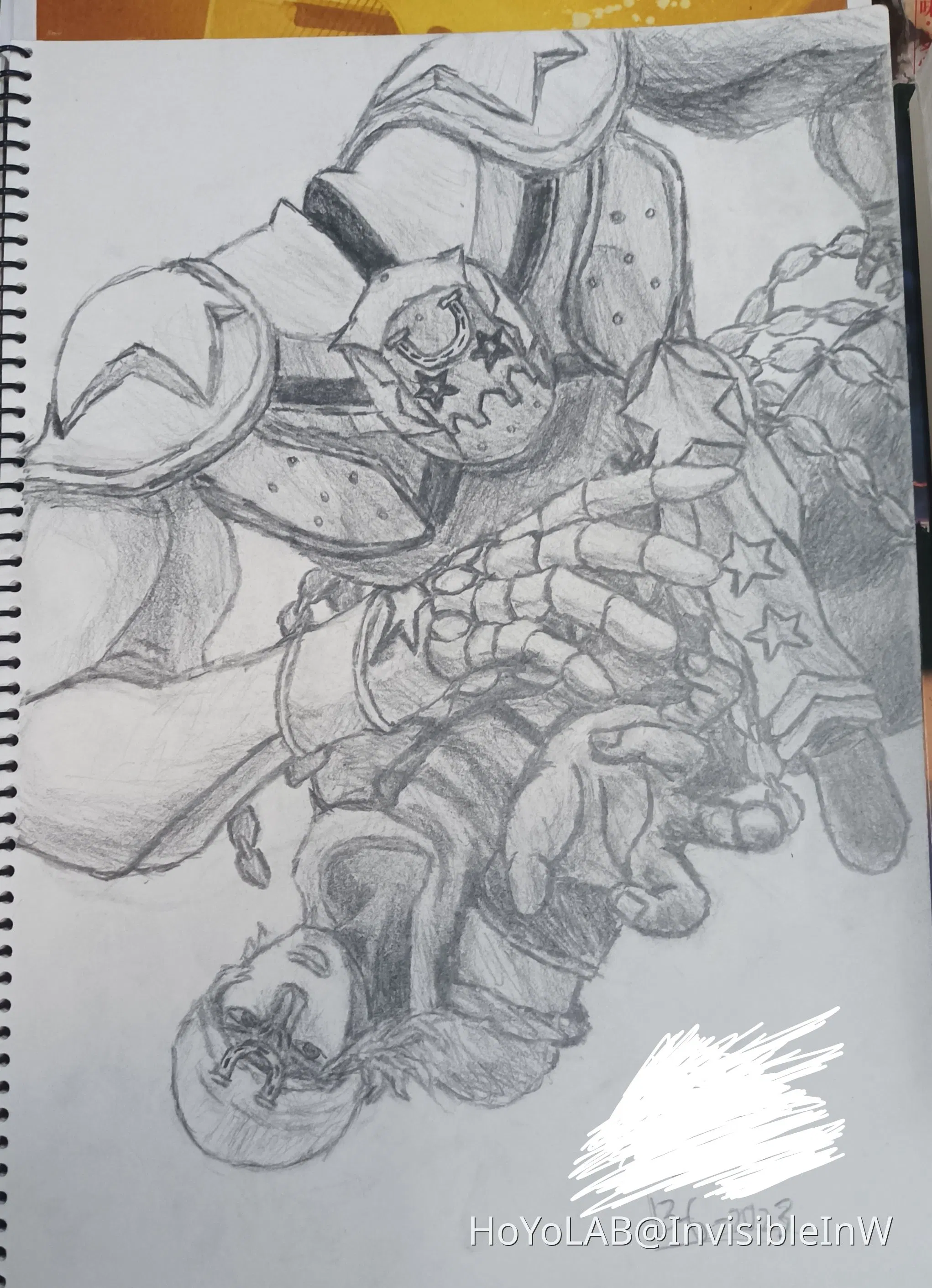 Johnny Joestar and Tusk Act 4 (Jojo's Bizarre Adventure fanart) | HoYoLAB
