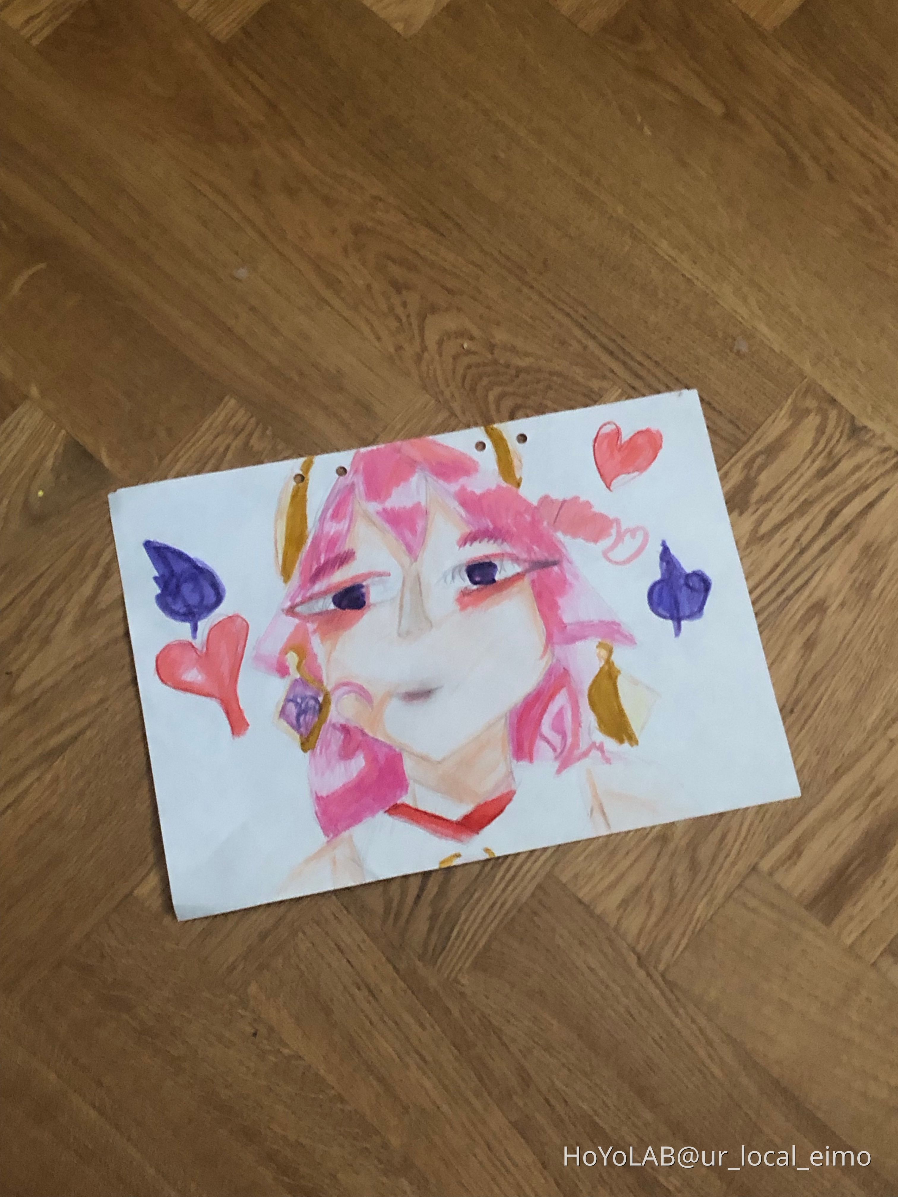 Day 1 of drawing genshin characters realistically Genshin Impact | HoYoLAB