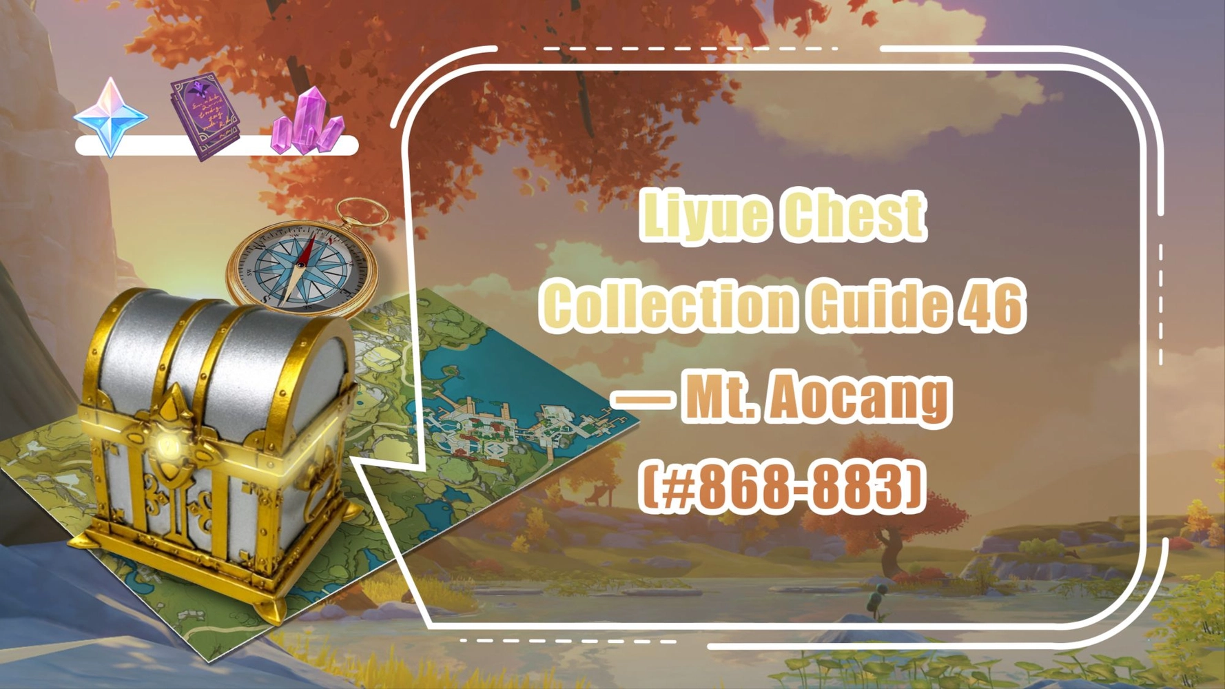 Liyue Chest Collection Guide 47 — Minlin III (#884-910) Genshin Impact ...
