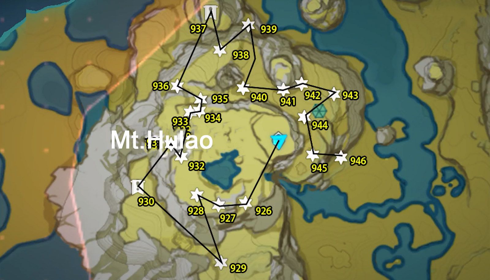 Liyue Chest Collection Guide 49 — Mt. Hulao (#926-946) Genshin Impact ...