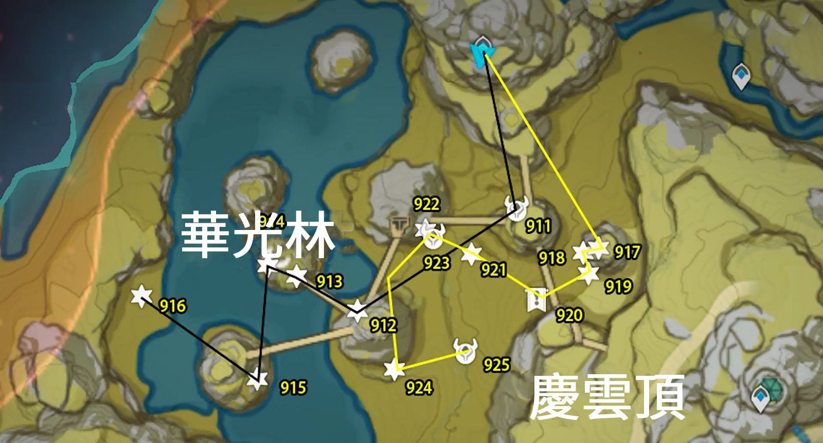 璃月寶箱收集攻略48——華光林（911-925） Genshin Impact | HoYoLAB