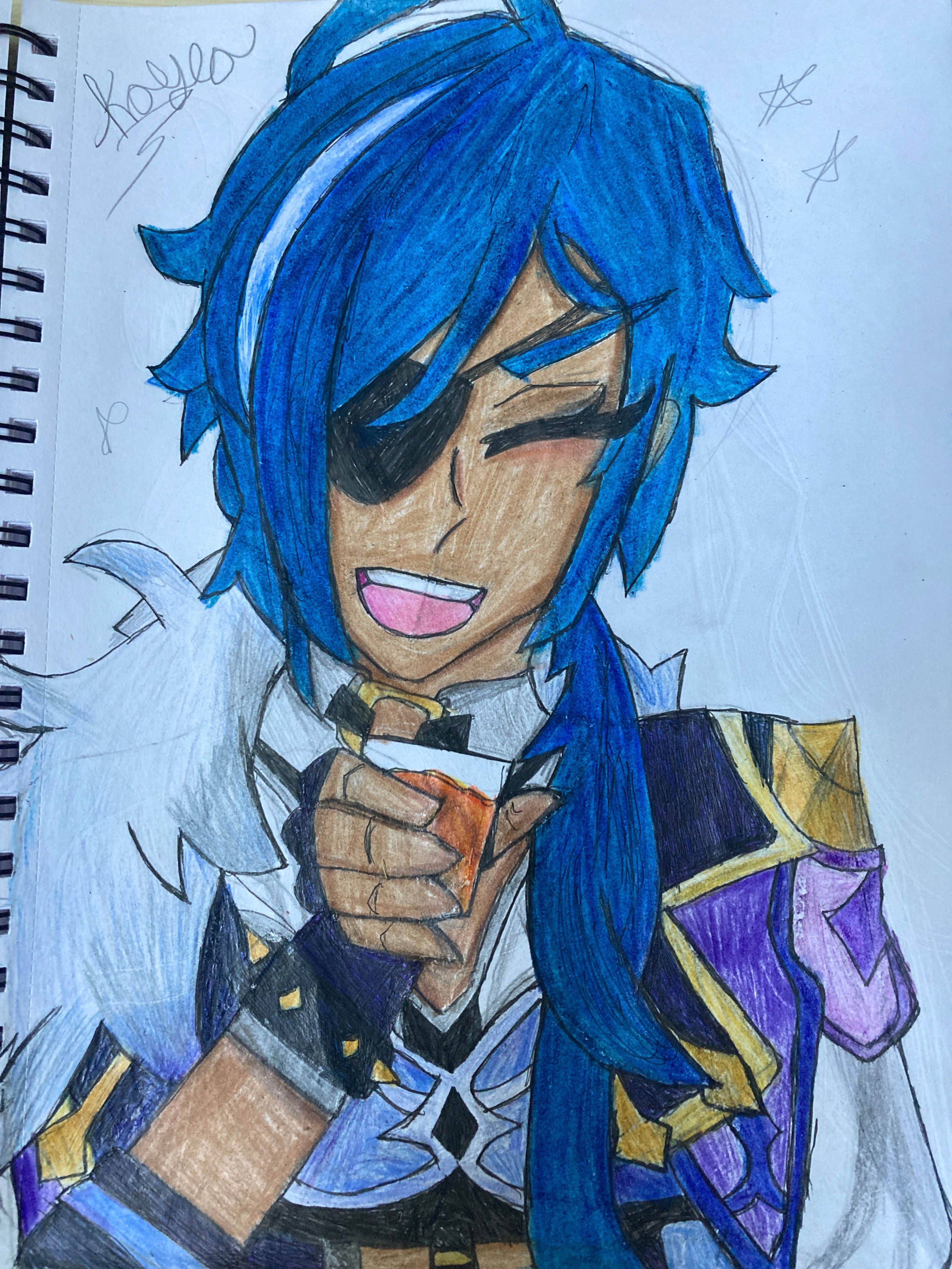 Kaeya drawing! ̈ Genshin Impact | HoYoLAB