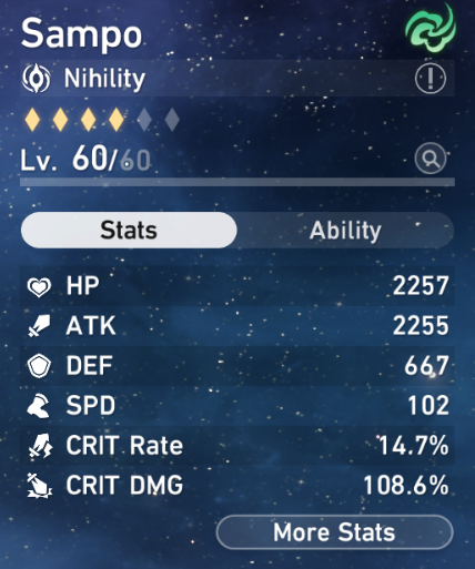 How's my Sampo build? Honkai: Star Rail | HoYoLAB