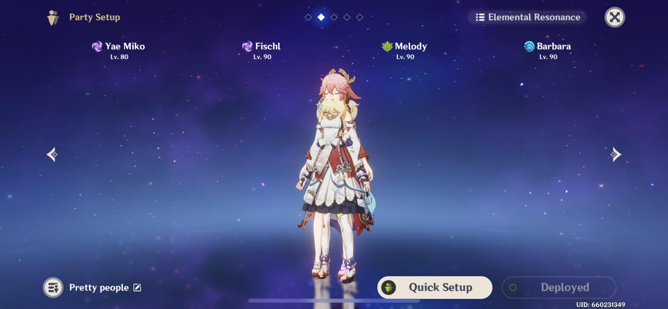 Ever wonder what yae,fischl,Barbara, and lumine looks mashed together ...