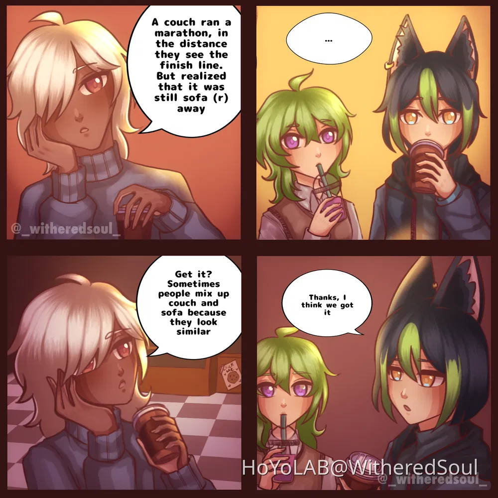 Remake of my short comic (featuring: Cyno, Tighnari & Collei) Genshin ...