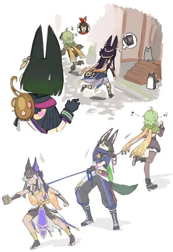 Cyno and Tighnari memes Genshin Impact | HoYoLAB